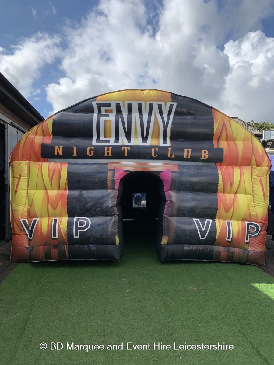 Inflatable nightclub hire