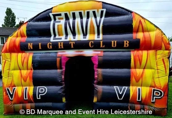 Inflatable nightclub hire