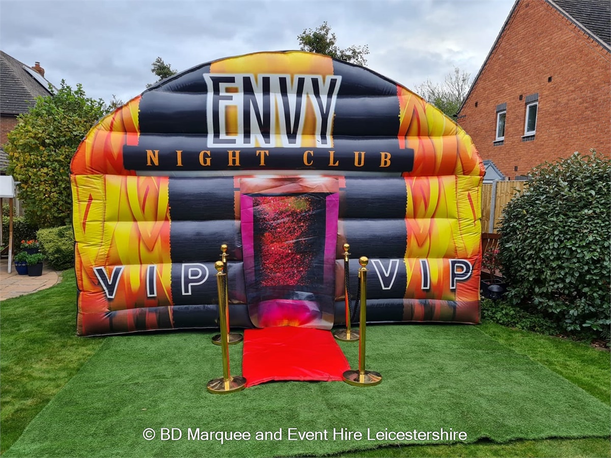 Inflatable nightclub hire